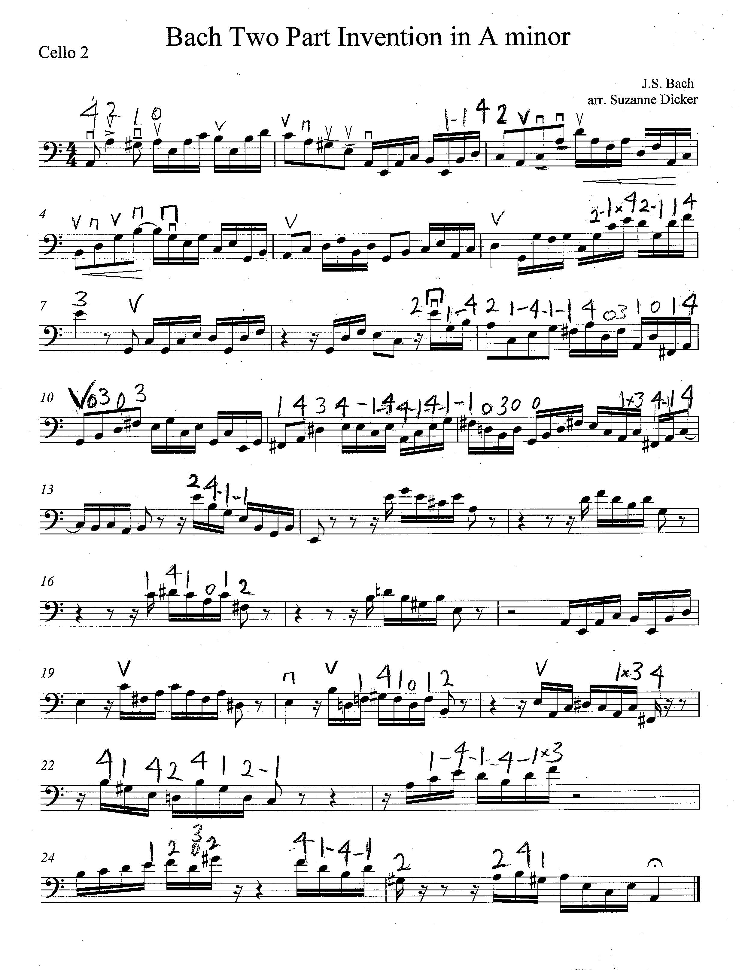 Free Cello Ensemble Music